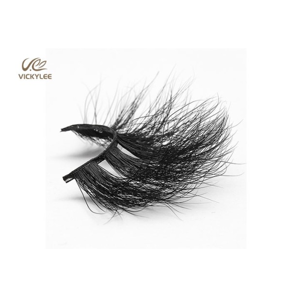 Quality Multi layered 24MM Mink 5D Lashes For Make Up for sale