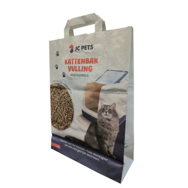 Quality Customized Kraft Paper Bags For Cat Little Animal Food for sale