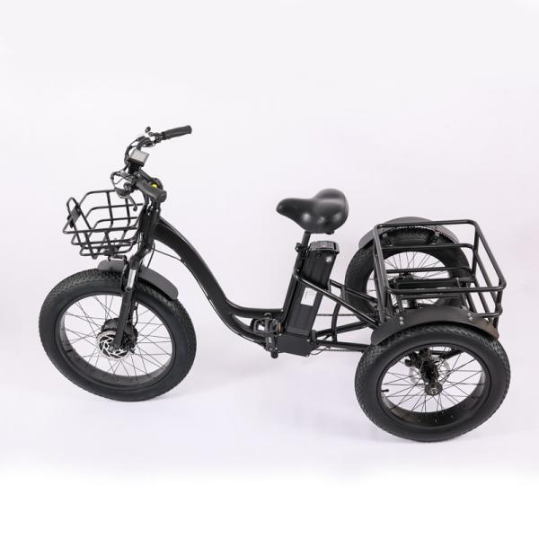 Quality Retro Style DOMANCA High Capacity Family Cargo Bike with 500-750W Rear Hub Motor for sale