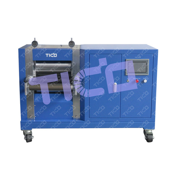 Quality Roll to Roll Hydraulic Rolling Calendering Machine with 300mm Width Roller for for sale