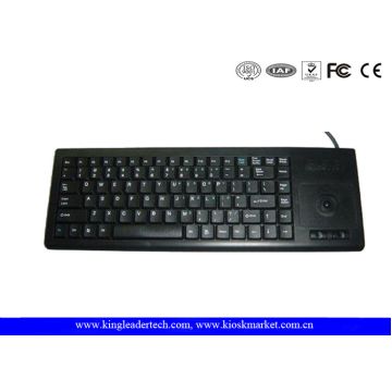 Quality 87 Keys Plastic Keyboard With Mini Trackball In US English Layout And USB for sale