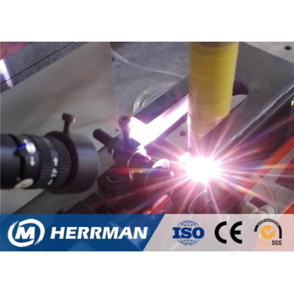 Quality Argon Arc Welding Cable Armouring Machine For Metal Sheathing Fire Retardant for sale