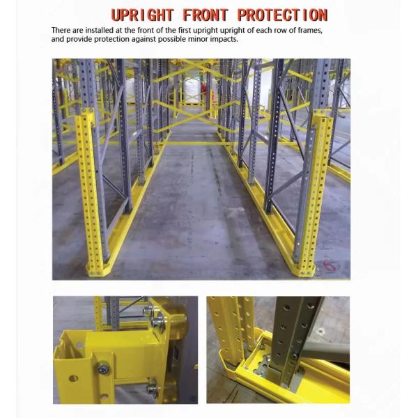 Quality 2-6 Levels Drive In Pallet Racking Heavy Duty Customized Size for sale