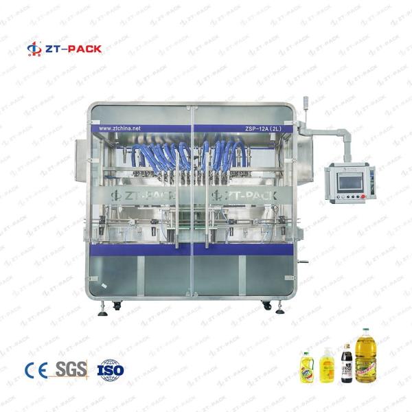 Quality 2000bph Lubricant Filling Machine 1000bph 0.1l Servo Based Liquid Filling Machine for sale