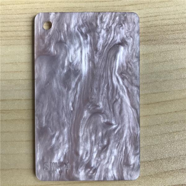 Quality Custom Thin Cast Pearl Acrylic Sheets 3mm 1.2g/Cm3 With Patterns for sale