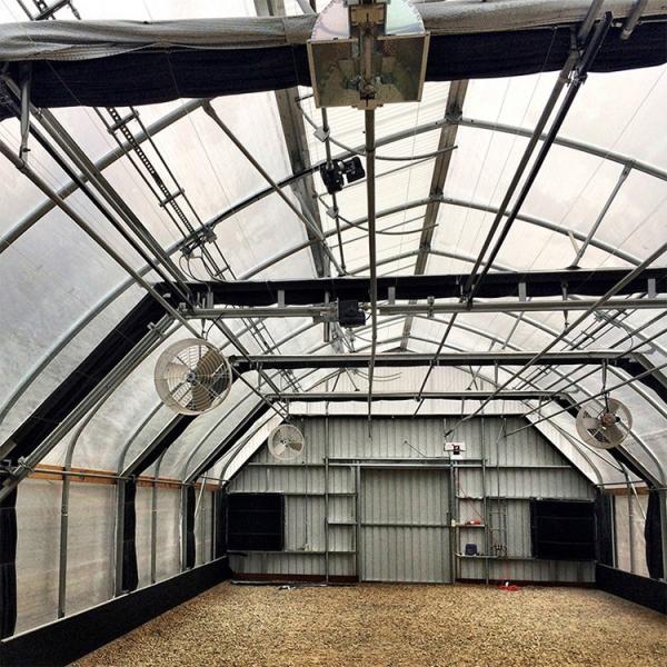 Quality Commercial Automated Blackout Greenhouse / Light Deprivation Greenhouse for sale