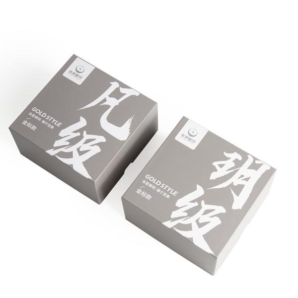 Quality Custom White Cardboard Boxes with Printed Colour Sponge Insert Custom Size for sale