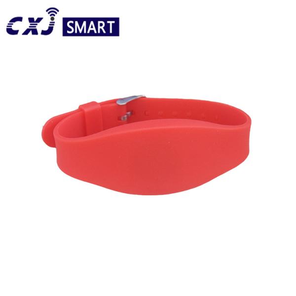 Quality Waterproof RFID NFC Bracelet Silicone Material For Festival for sale