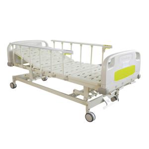 Quality Movable ABS Two Cranks Elderly Hospital Bed Nursing Homecare Bed Manual Hospital for sale