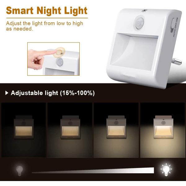 Quality 4m Detection Plug In Led Motion Sensor Night Light for sale