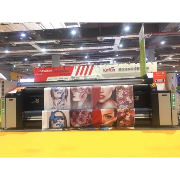 Quality Roll To Roll Flag Printing Machine Intelligent PID Temperature Control for sale