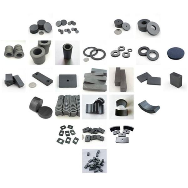 Quality Powerful Hard Sintered Barium Ferrite Magnet Strong Permanent High Reliability for sale