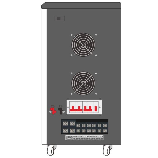 Quality price 12kw hybrid off grid solar inverter mppt for sale