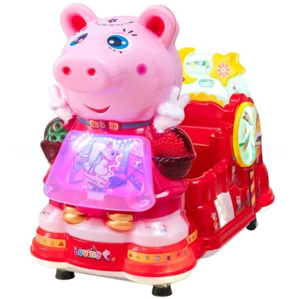 Quality Indoor Game Park Small Coin Operated Games Machine Children Single Player plastic Kiddie Ride for sale