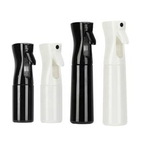 Quality White Black Refillable Continuous Mist Spray Bottle 300ml ISO9001 for sale