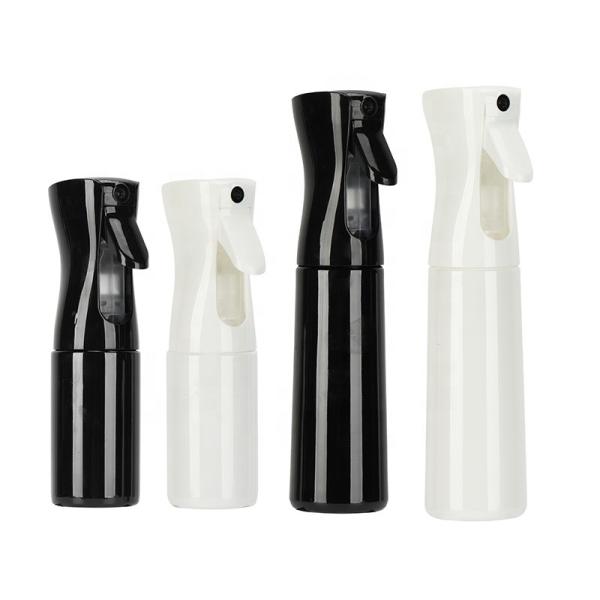 Quality White Black Refillable Continuous Mist Spray Bottle 300ml ISO9001 for sale