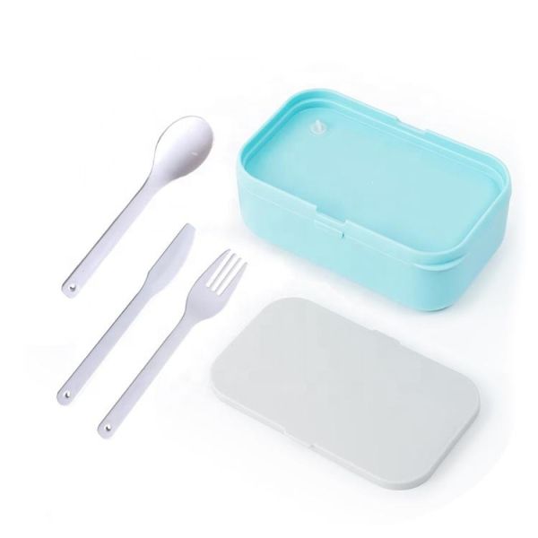 Quality Customer Logo Eco Lunch Box Bottle One Layer 1000ml BPA Free with Elastic Nylon for sale