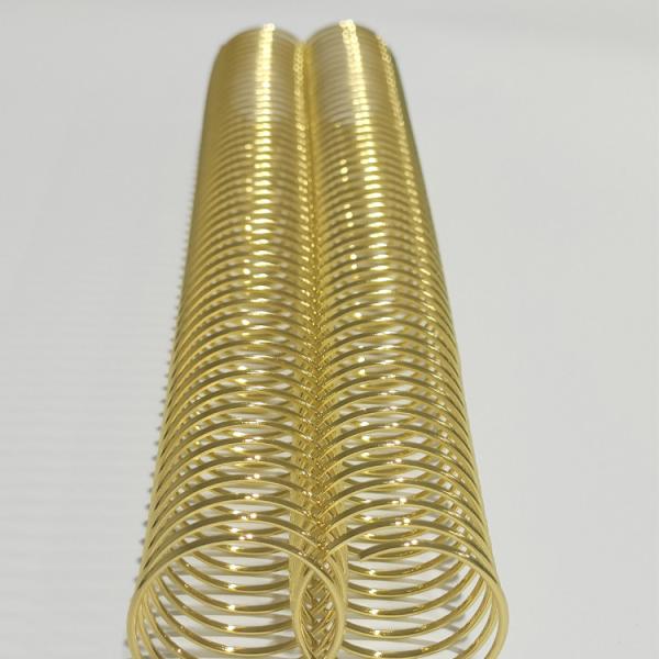 Quality 48 Loops Single Spiral Metal Coil Binding 0.25 - 2'' For Notebook for sale