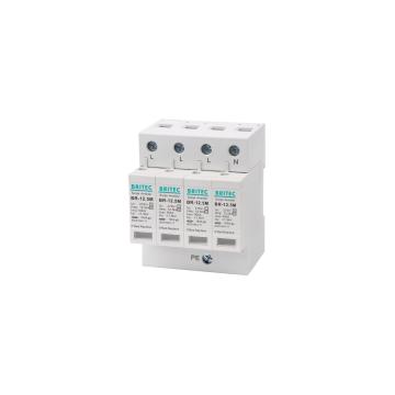 Quality Pluggable Class 1 + 2 (B + C) Lightning Arrester Surge Protector SPD 10/350 12 for sale