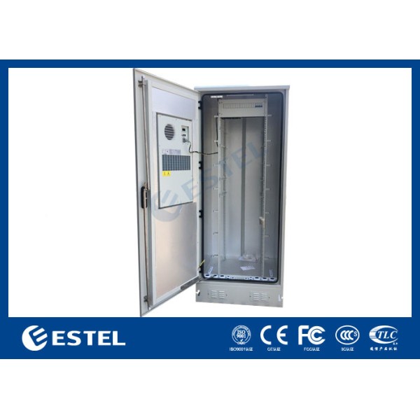 Quality Sun Proof IP55 Outdoor Telecom Cabinet 42U Insulated Powder Coating for sale