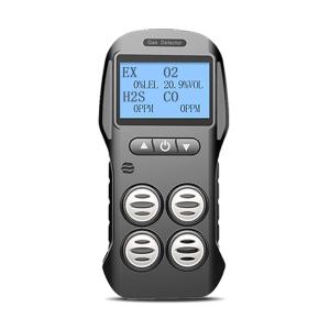 Quality Rechargeable 4in1 Portable Multigas Detector Monitor For Industrial Worksite for sale
