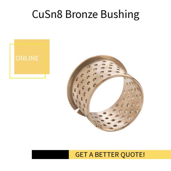 Quality Flanged Bronze Bushings Plain CuSn8 Mesh for sale