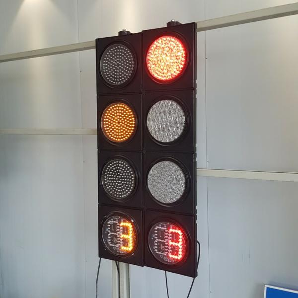 Quality Detachable Aspect 200MM 4-Aspect RYG Ball With Countdown Timer Road Traffic for sale