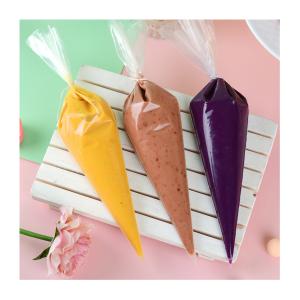 Quality Tear Proof Silicone Kitchen Tool Cake Cream Plastic Disposable Pastry Bags for sale