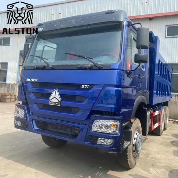 Quality Used Sino Howo Construction Tipper Trucks Refurbished With 10 Tire for sale