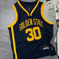 Quality 30 NBA Curry Black Basketball Jersey 100% Polyester for sale