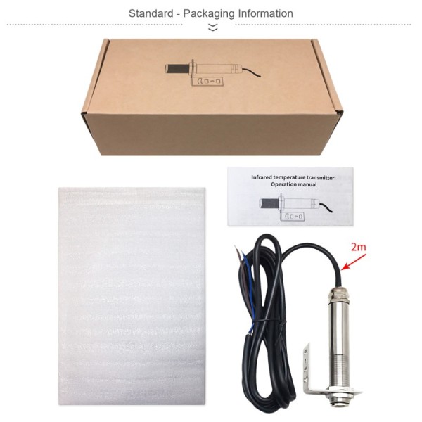 Quality kaemeasu Digital Temperature Sensor Industrial Pyrometer -20~500℃ for sale