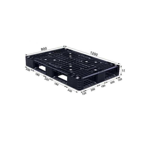 Quality Reusable Plastic Pallet for Transportation and Storage HDPE Material Static Load for sale