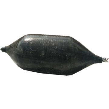 Quality Anti Wear Black Cylindrical Body Floating Inflatable Pipe Plugs for sale