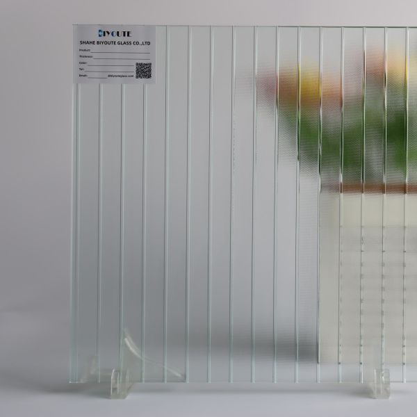 Quality 6mm 8mm White Dark Fluted Tempered Glass Tinted Toughened for sale