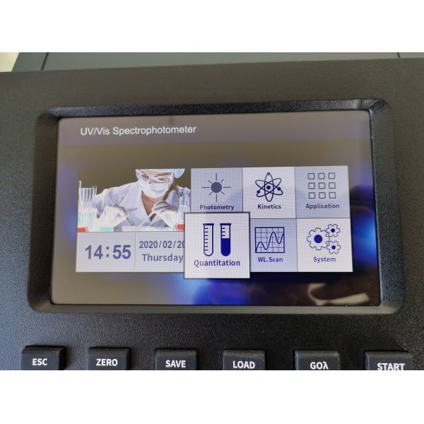 Quality 190-1100nm Variable Bandwidth Double Beam UV Spectrophotometer with 7 Inch LCD for sale