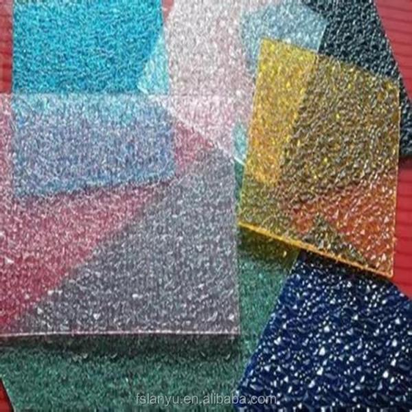 Quality Frosted Solid Polycarbonate Sheet Fire Resistant Diamond Polycarbonate Sun Sheet for sale