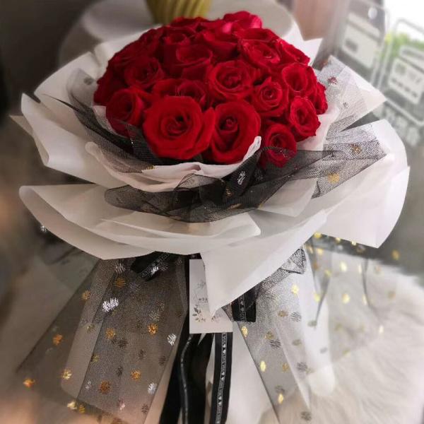 Quality 50cm*5Y Poly Floral Mesh Wrap for sale