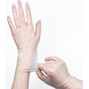 Quality Transparent Non Slip Dental Disposable Vinyl Hand Gloves for sale