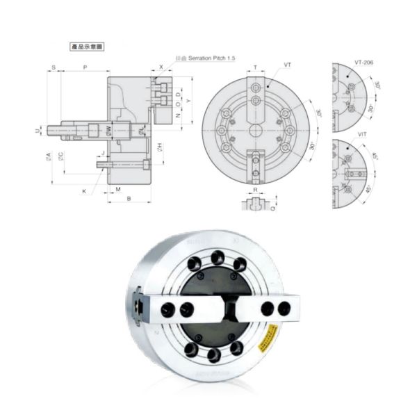 Quality Machine irregular Long Special workpieces Chuck AutoStrong 2 3 4 Jaw Wedge Type for sale