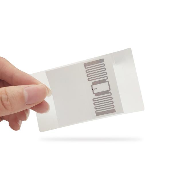 Quality R6 Chip RFID Retail Label 80X45mm For Consumption Management for sale