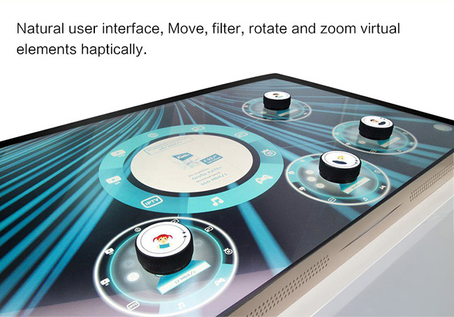 55 Inch Windows LCD Touch Screen Monitor Display Game Table, Golden Object Recognition