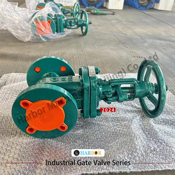 Quality Flanged Manual Cast Steel PTFE Lined Sluice Gate Valve Z41F46-16C for Water for sale