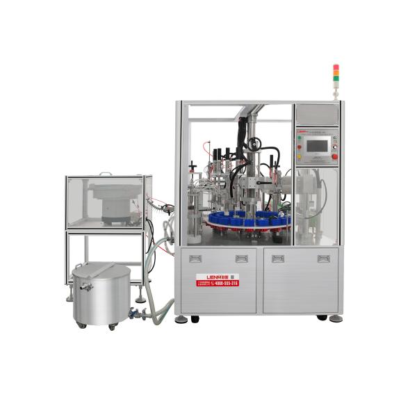 Quality Automatic perfume filling machine crimping machine collaring machine sealing machine for sale