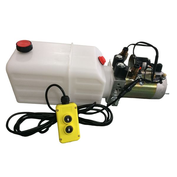 Quality High Performance  Dump Trailer Micro Hydraulic Power Packs With 8L Plastic Oil Tank for sale