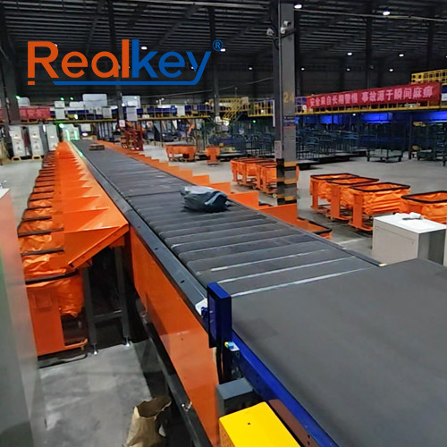 Quality Flexible Parcel Sorting Conveyor Low Maintenance With Multiple Recognition for sale