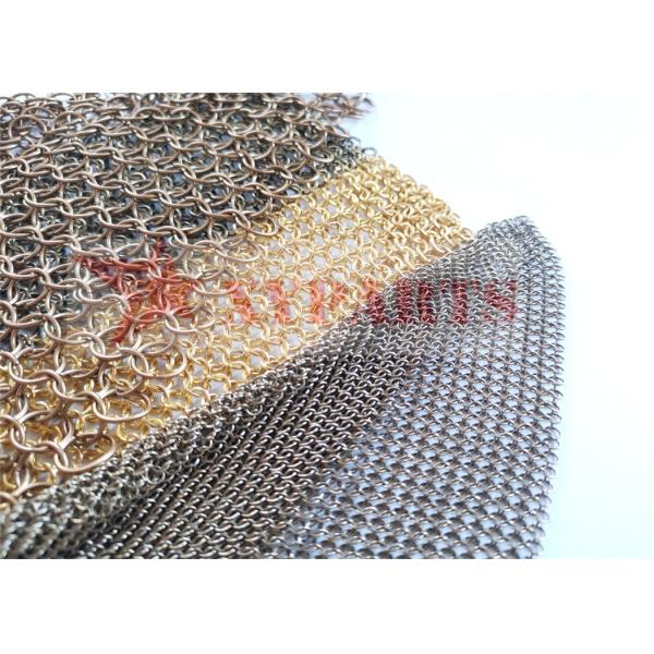 Quality Easy Installation Welded Wire Ring Mesh For Decorative Curtain Wall for sale