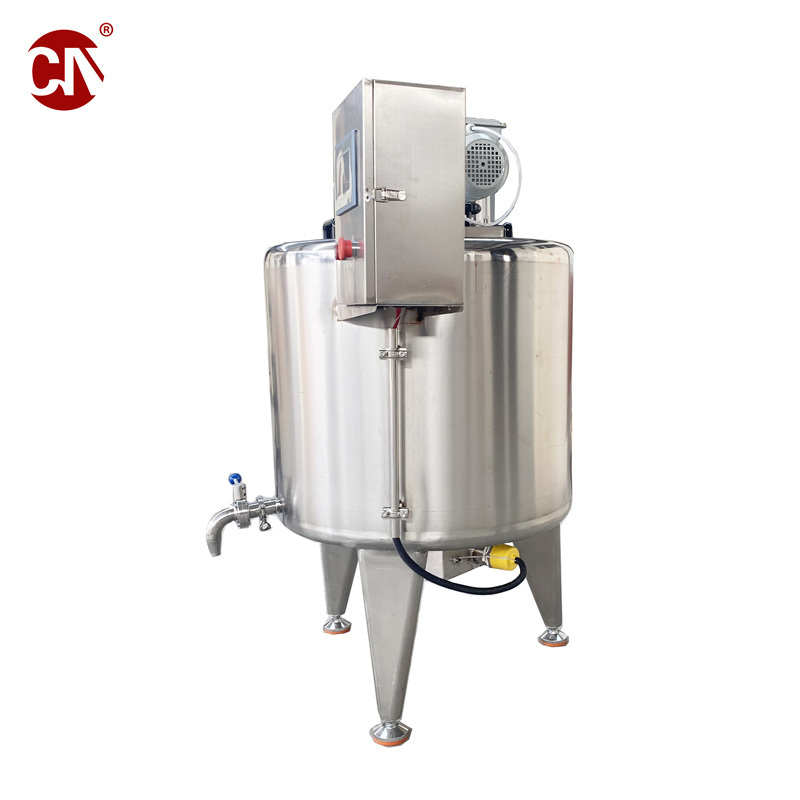 Sanitary Electric Heating Yogurt Chocolate Ice Cream High Shear Mixer Emulsifying Mixing Tank
