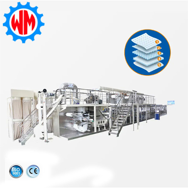 Quality 2025 New High Efficiency Nursing Pad Underpad Production Line with Packaging for sale
