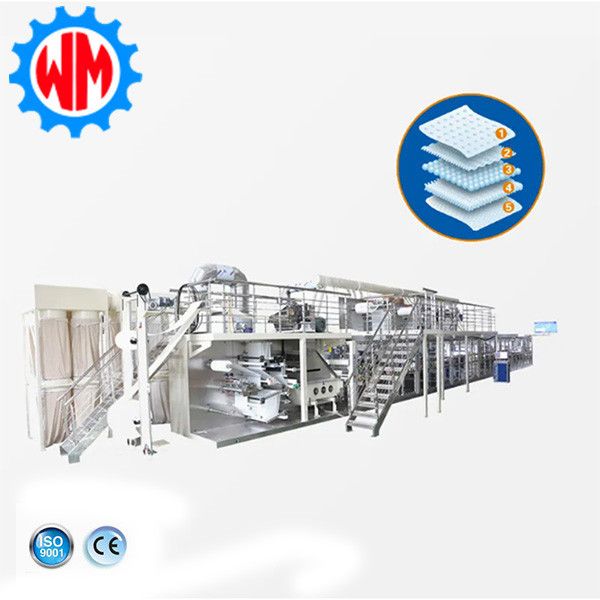 Quality 2025 New High Efficiency Nursing Pad Underpad Production Line with Packaging System for sale