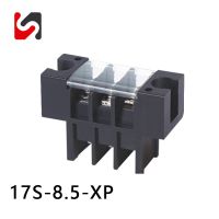 Quality Spring Type 300V 5.0mm Pitch Barrier Strip 2 Row Terminal Block for sale